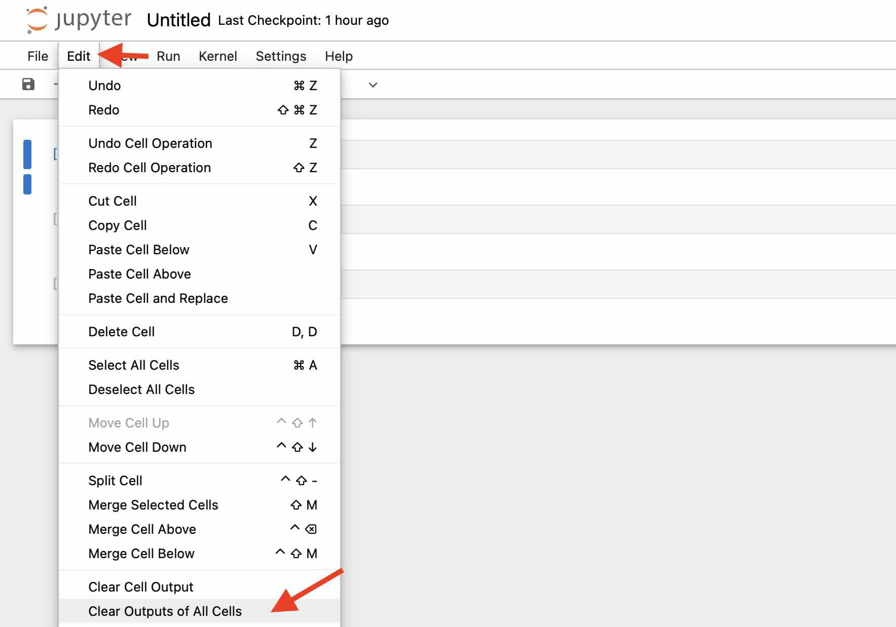 How To Clear All Cells Output In Jupyter Notebook